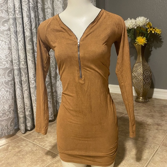 The Classic | Dresses | Brown Tight Dress | Poshmark